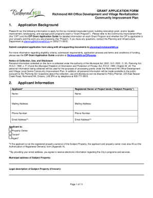 Fillable Online Appendix A - SRPI.21.090 - Grant Application Form Fax Email Print - pdfFiller