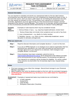 Fillable Online Request for an extension of time to submit an ...