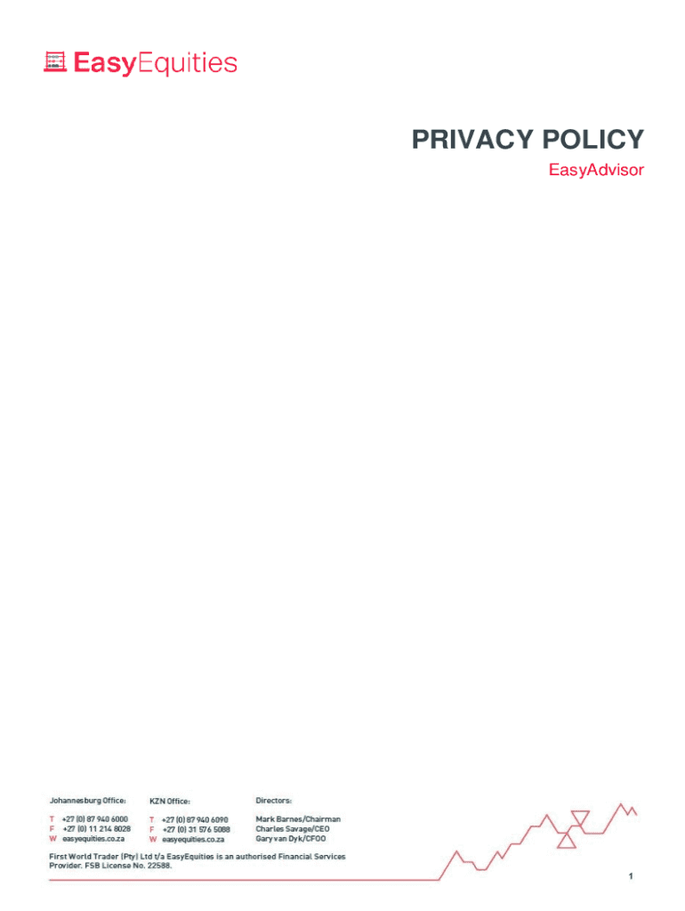 Fillable Online 1. the protection of personal information (popi) act ...