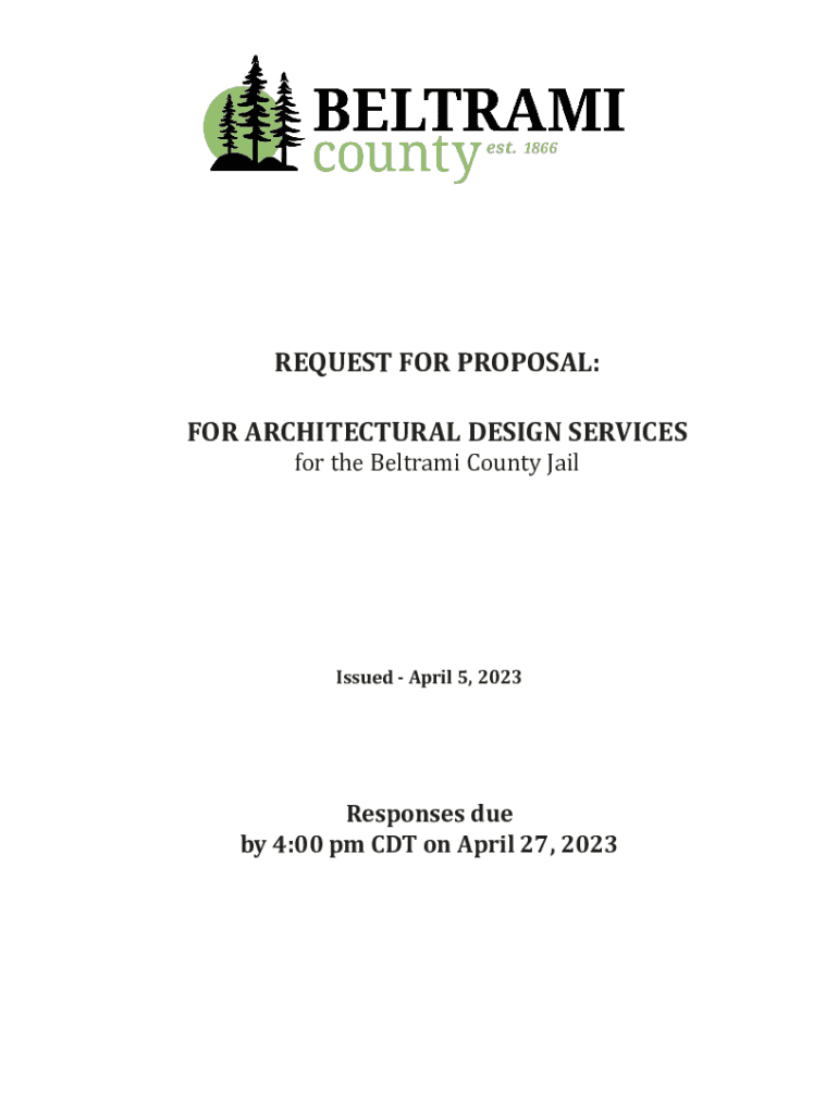 Fillable Online Request for Proposal (RFP) for Architectural Services ...
