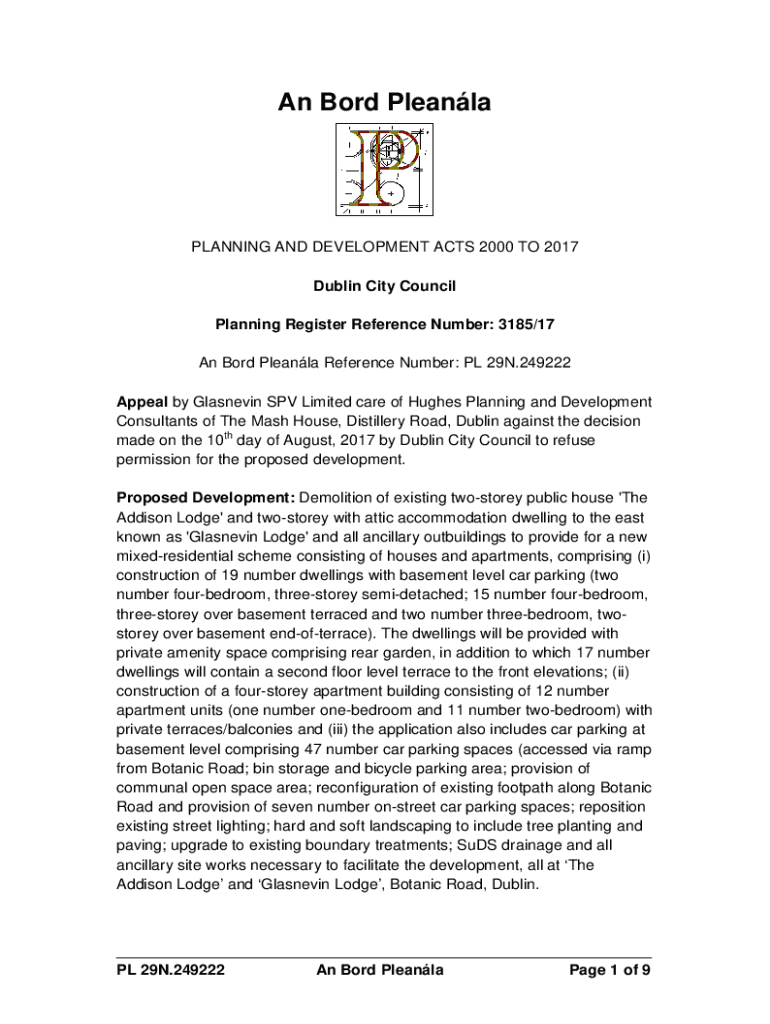 Fillable Online Find a Planning ApplicationDublin City Council Fax ...