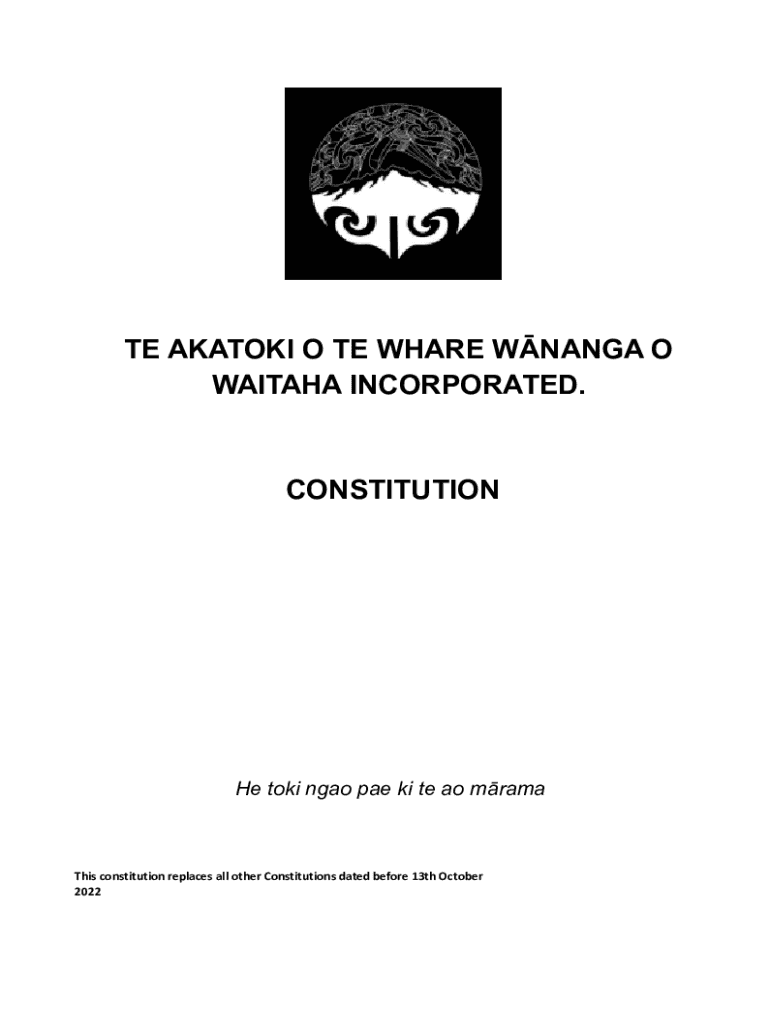 Fillable Online Te Akatoki - Mori Students Association University of ... Fax Email Print - pdfFiller