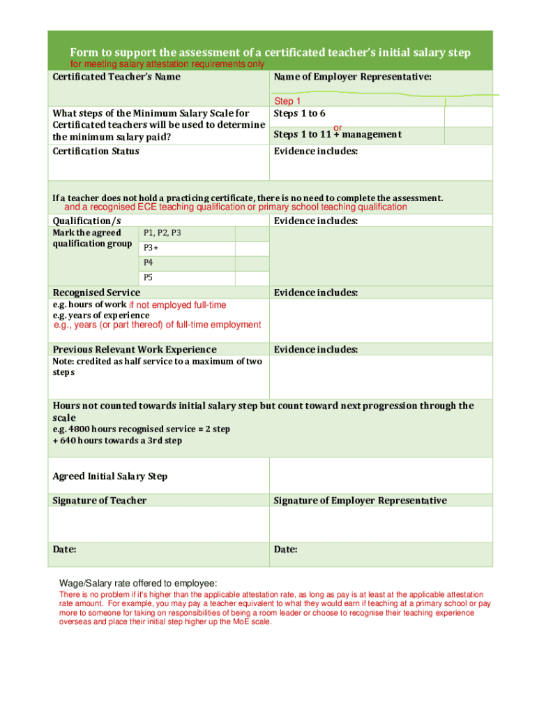 Fillable Online Form to support the assessment of a certificated ...