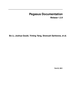 Fillable Online Pegasus Documentation Fax Email Print - pdfFiller