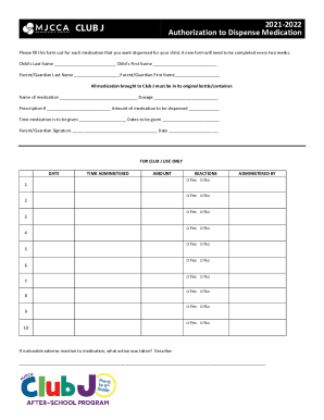Fillable Online Self-Medication Administration Consent Form Fax Email ...