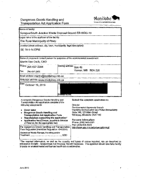 Fillable Online Transportation Act Application Form Fax Email Print - pdfFiller