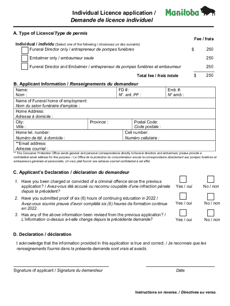 Remplissable En Ligne License, Permit & Registration Forms Fax Email ...