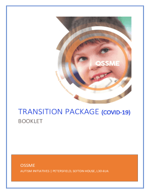 Fillable Online Transition Package (Covid-19). booklet Fax Email Print ...