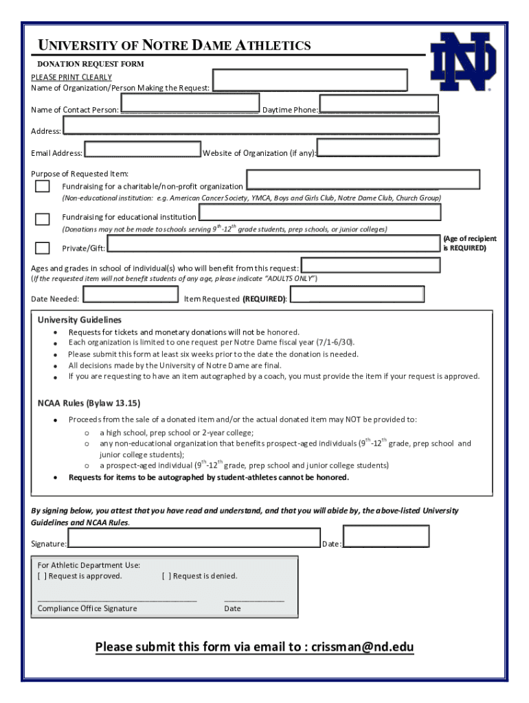 Fillable Online Donation-request-form.pdf Fax Email Print - pdfFiller