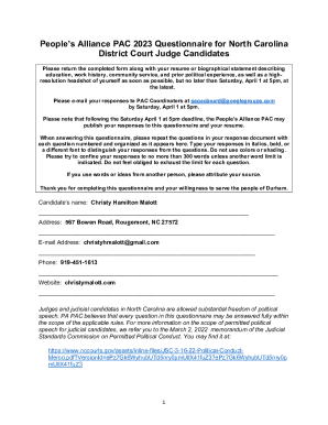 Fillable Online People's Alliance PAC Fax Email Print - pdfFiller