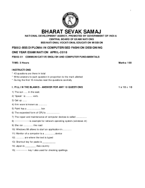 Fillable Online Fillable Online Approved by BSS (National Development ...