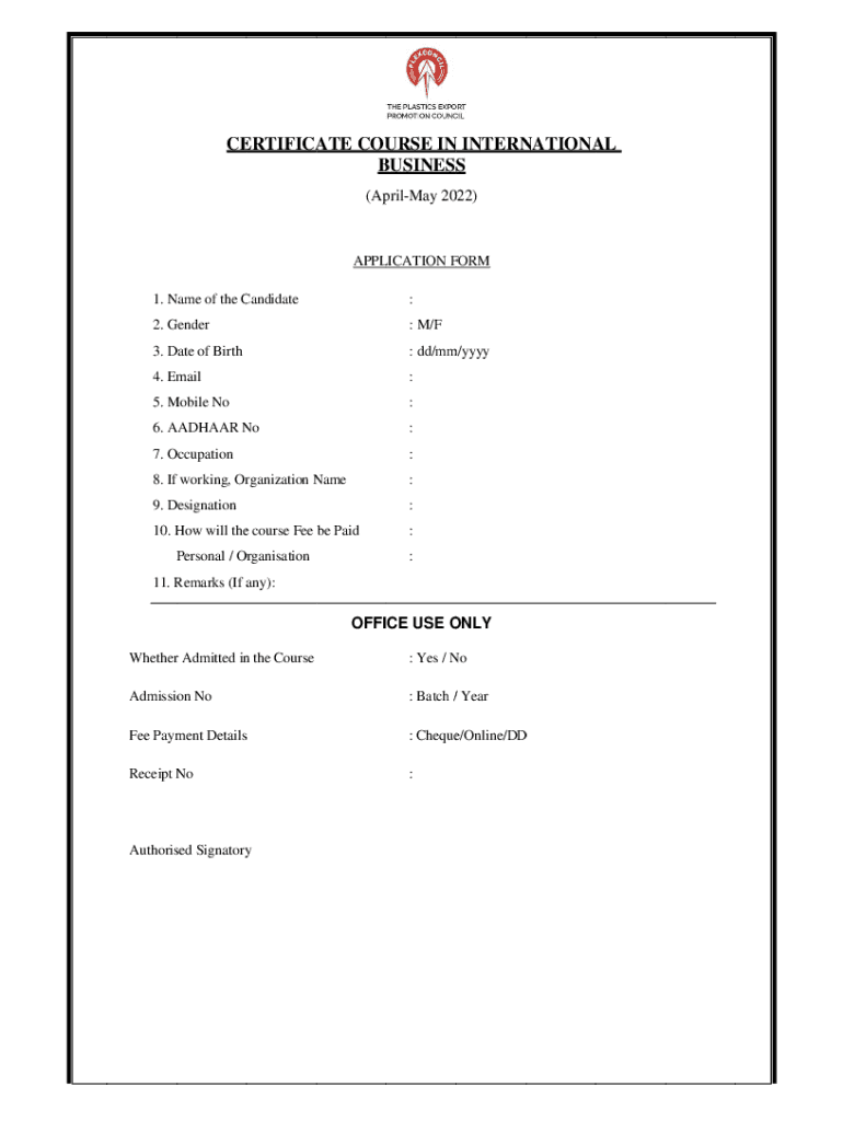 Fillable Online certificate-Application-Form-converted Fax Email Print ...