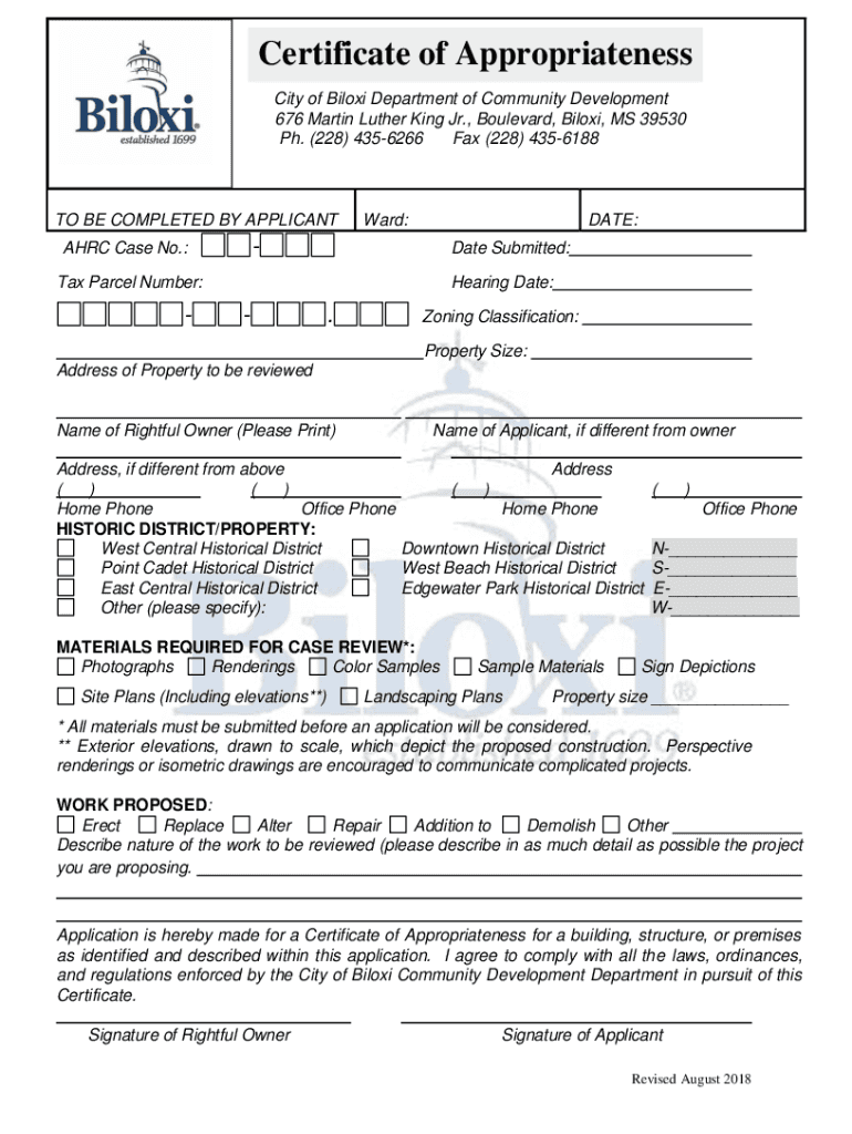 Fillable Online Certificate of Development Compliance Fax Email Print ...