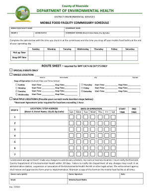 Fillable Online Mobile Food Facility Plan Check Guideline Fax Email ...