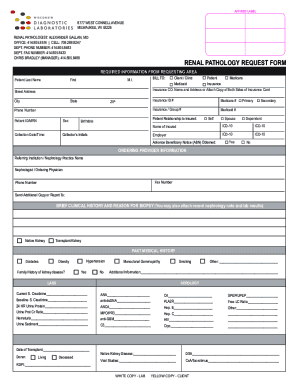 Fillable Online Native Kidney Biopsy Requisition Form Fax Email Print ...