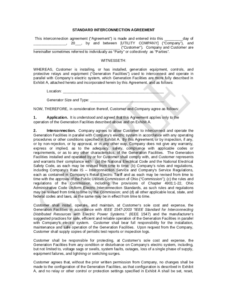 SAMPLE ONLY DEVELOPER EXTENSION AGREEMENT ... - puco ohio Doc Template | pdfFiller