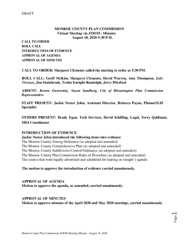 Fillable Online Thomas, Jim Stainbrook, Trohn Enright-Randolph, Jerry ...