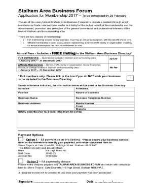 Fillable Online SABF Membership Form TO PRINT Fax Email Print - pdfFiller