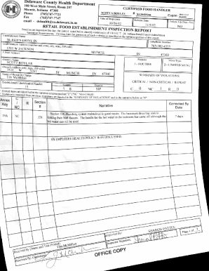 Fillable Online C ERTIFIED FOOD HANDLER Fax Email Print - pdfFiller