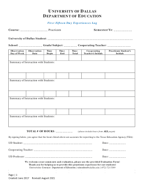 Fillable Online Education Department Policies and Procedures ...