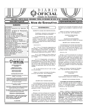 Preenchível Disponível diof ro gov Transforma, denomina e ativa rgo na ...