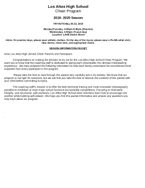 Traditional Competitive Cheer - Los Altos High School Doc Template ...