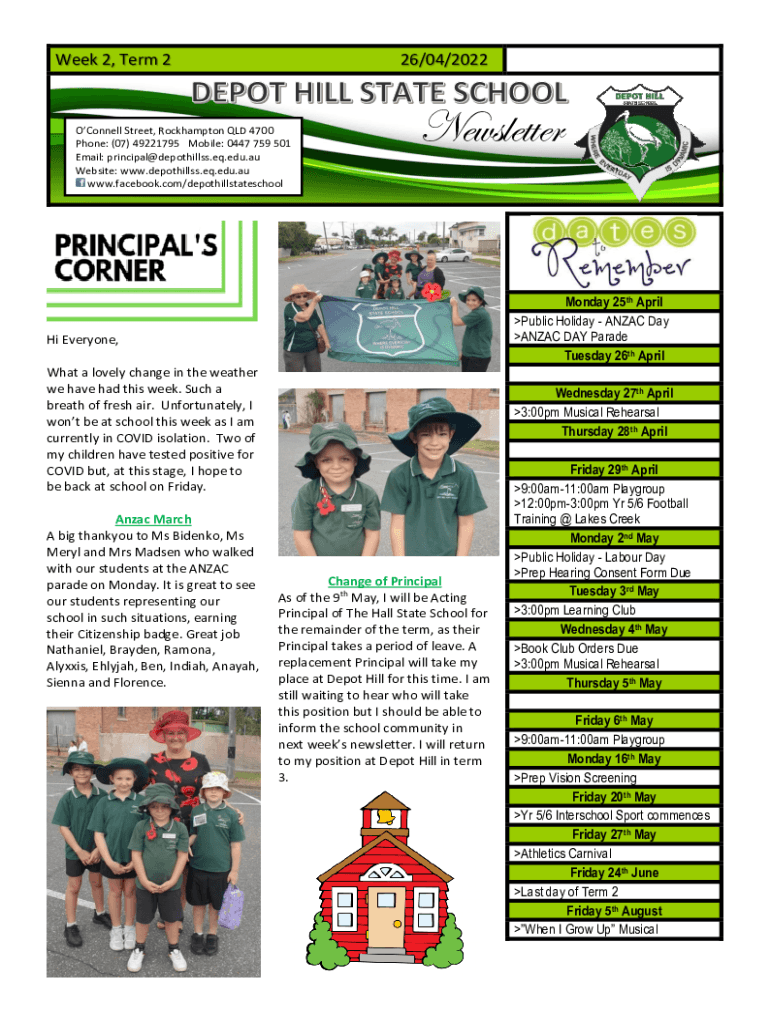 Fillable Online term 3 week 2 newsletter.pdf Fax Email Print - pdfFiller