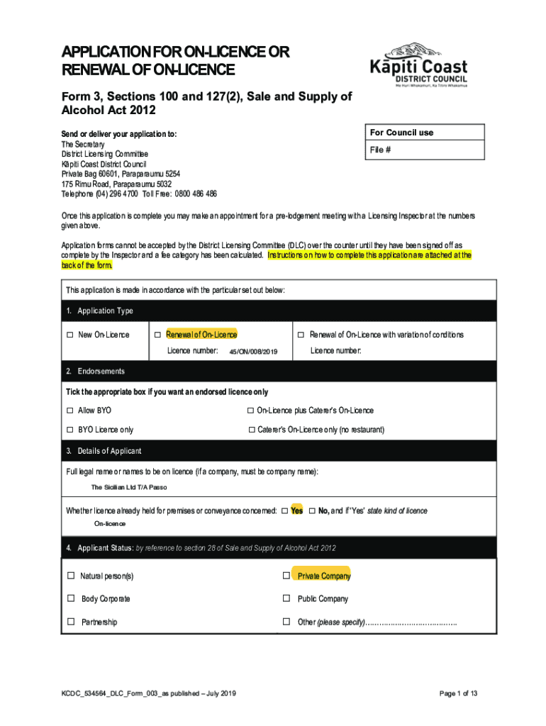 Fillable Online application for approval to operate a food stall at an ...