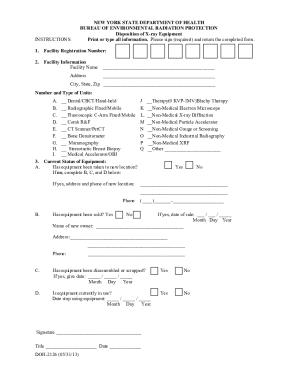 Fillable Online Applying for a Radiation Producing Equipment Permit (x ...