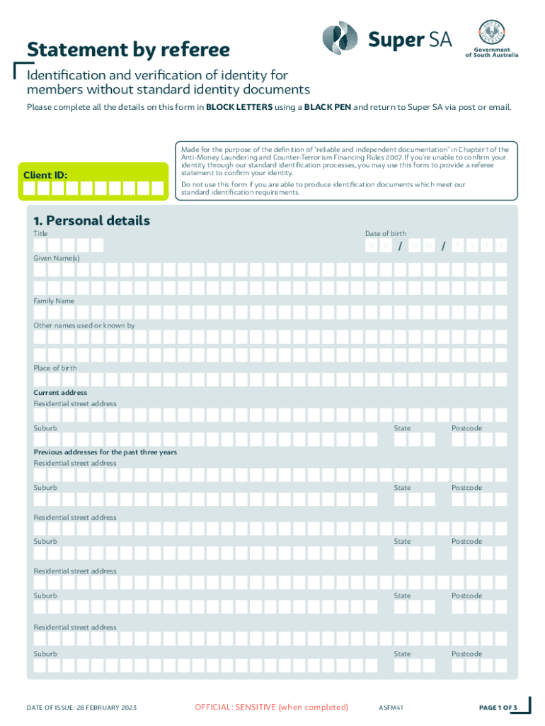 Fillable Online REFEREE DECLARATION FORM (DETAILED EXPLANATION) Fax ...