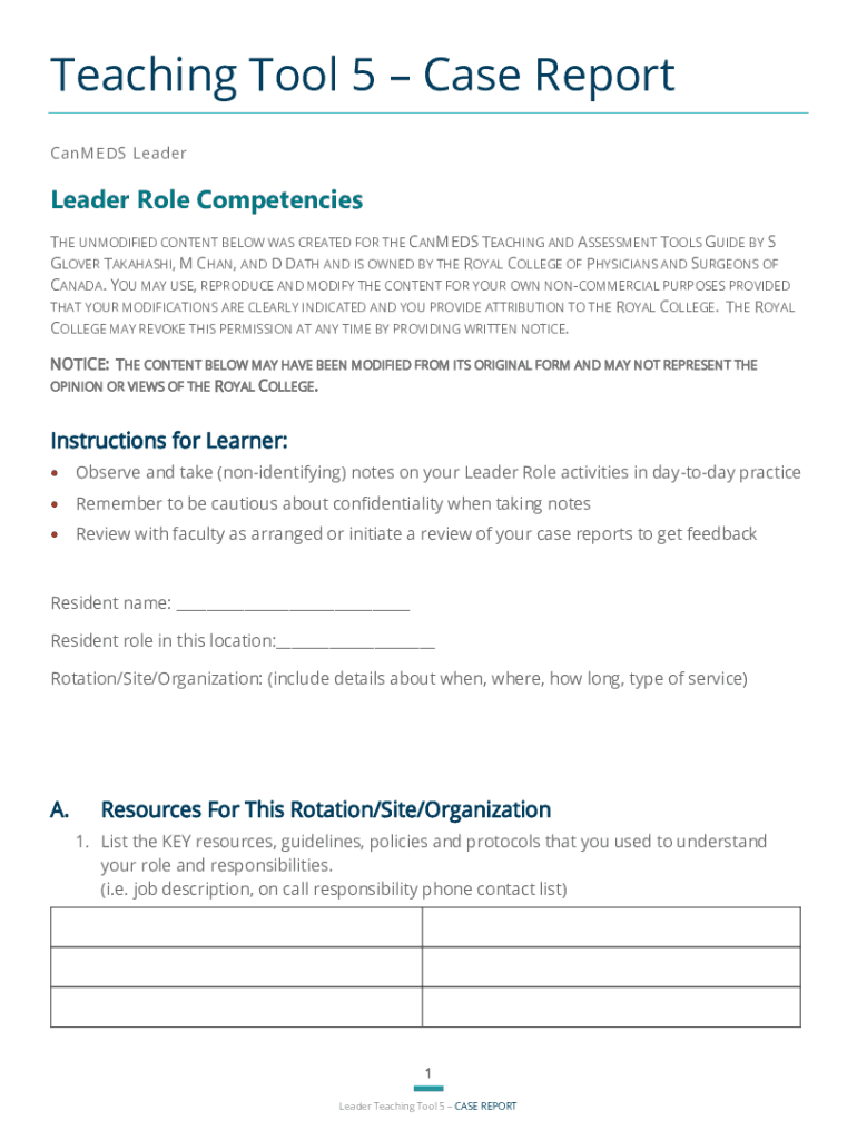 Fillable Online The future of the CanMEDS physician competency ...