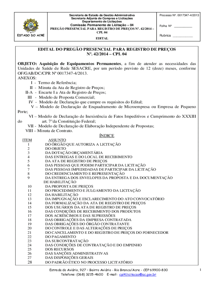 Preenchível Disponível Aquisio de Equipamentos/Material Permanente, ... Fax Email Imprimir ...