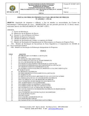 Preenchível Disponível OBJETO: Aquisio de etiquetas e ribbons, a fim de atender as necessidades ...