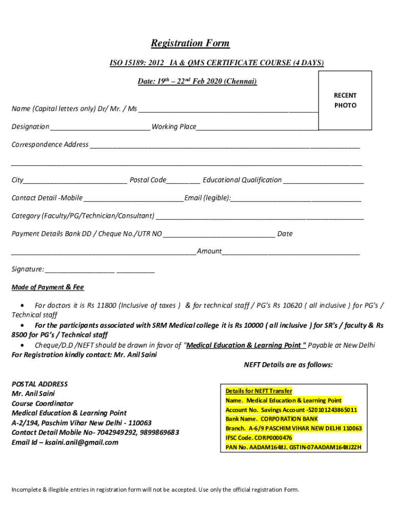 Fillable Online International Organization for Standardization (ISO ...