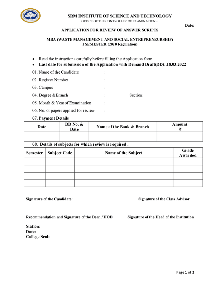 Fillable Online review-form-mba-wm-se.pdf Fax Email Print - pdfFiller