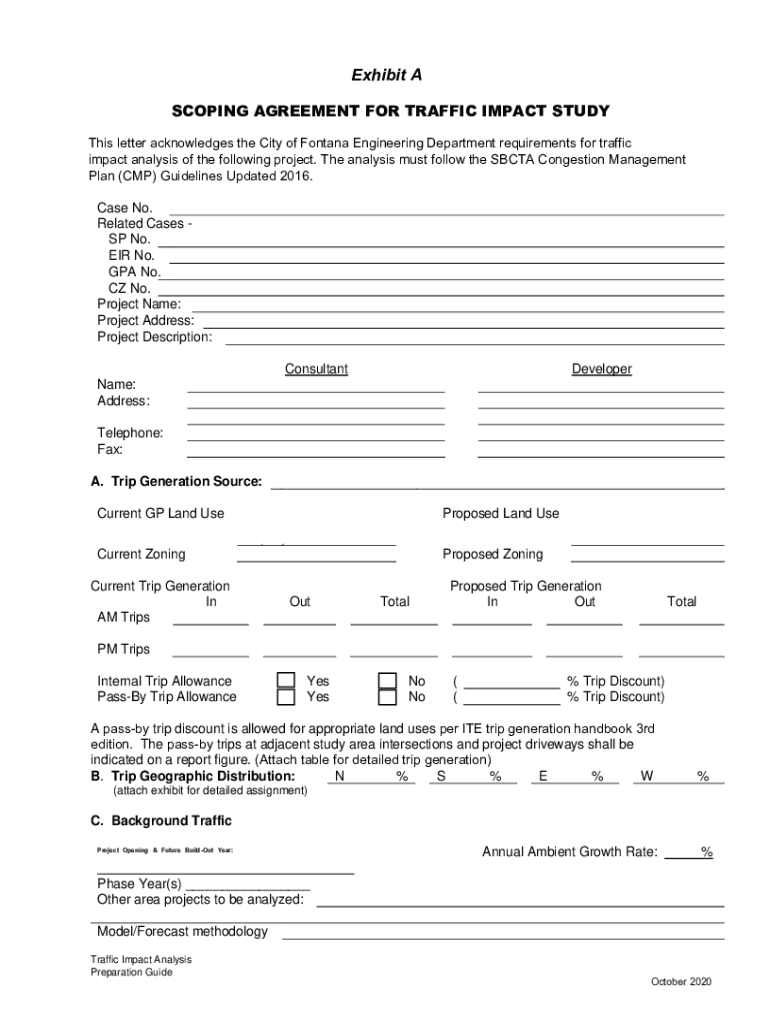 Fillable Online traffic impact analysis (tia) guidelines for vehicle ...