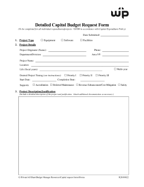 Fillable Online Capital Expenditure Authorization (CEA) Process ...