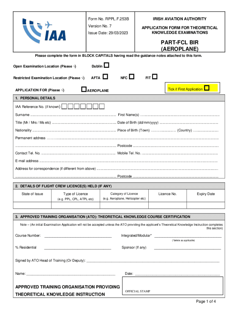Fillable Online PART-FCL BIR Fax Email Print - pdfFiller