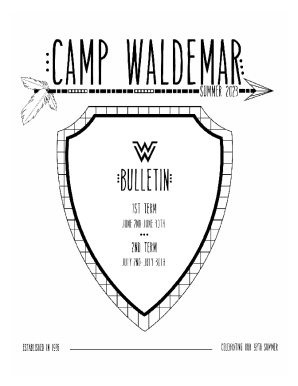 Fillable Online A camper's bunk at Camp Waldemar, one of several ... Fax Email Print - pdfFiller