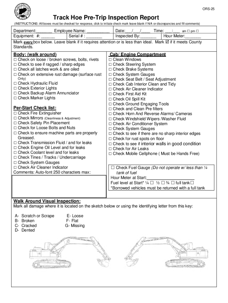 Fillable Online The Pre-Trip Inspection: A Practical Guide For the ...
