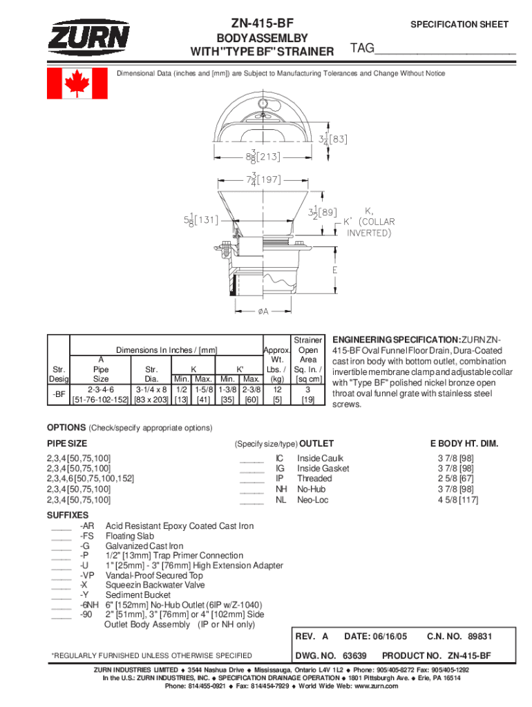 Fillable Online ZN-415-BF. ZN-415-BF Fax Email Print - pdfFiller