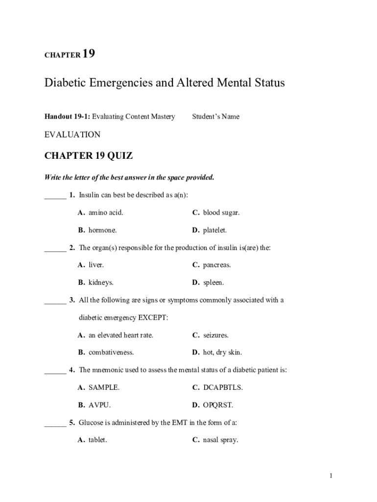 Fillable Online Classifying the Signs and Symptoms of Altered Mental ...