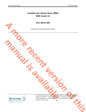 Fillable Online Part 38-01-04F - Income Tax return form 2021 (ROS Form ...