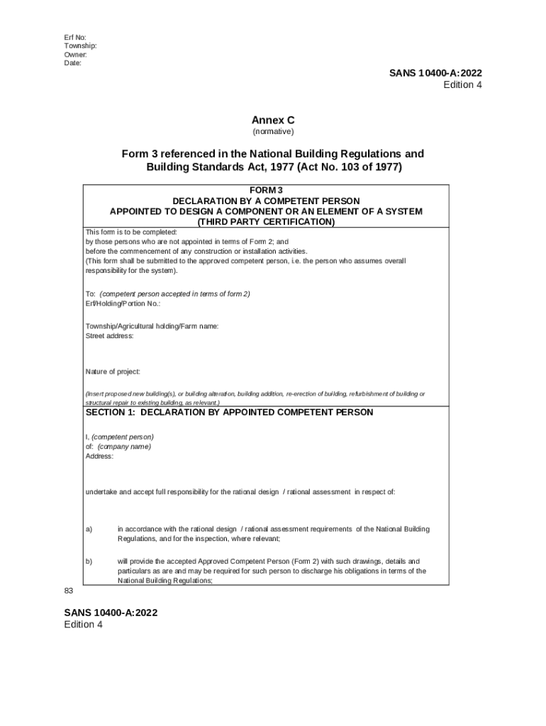 National Building Regulations and Building Standards Act ... Doc ...