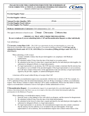 Fillable Online Provider Enrollment Appeal Cover Sheet Fax Email Print ...