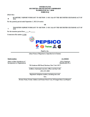 Fillable Online Pepsi co investors Fax Email Print - pdfFiller