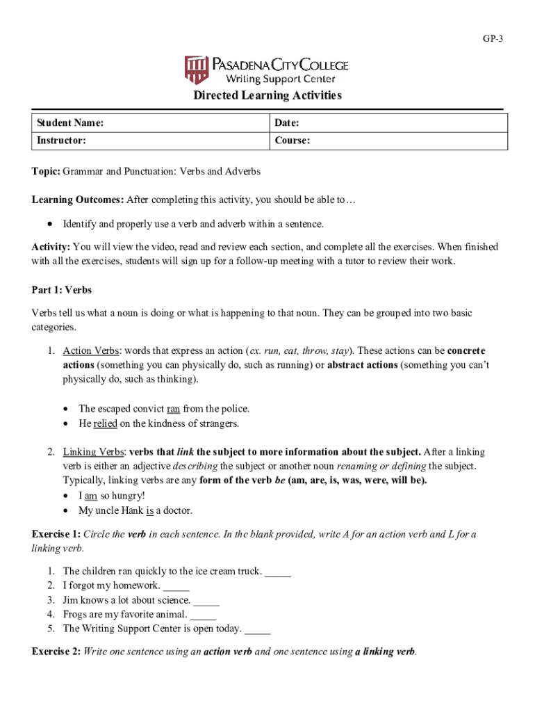 Fillable Online ELA.1.C.3.1 - Follow the rules of standard English ...