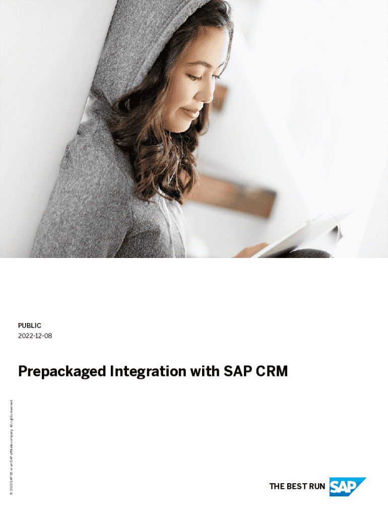 Fillable Online Integrating SAP Cloud for Customer with SAP CRM using ... Fax Email Print ...