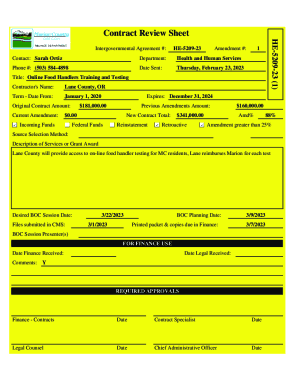 Fillable Online The Last Contract Review Checklist You'll Ever Need ...