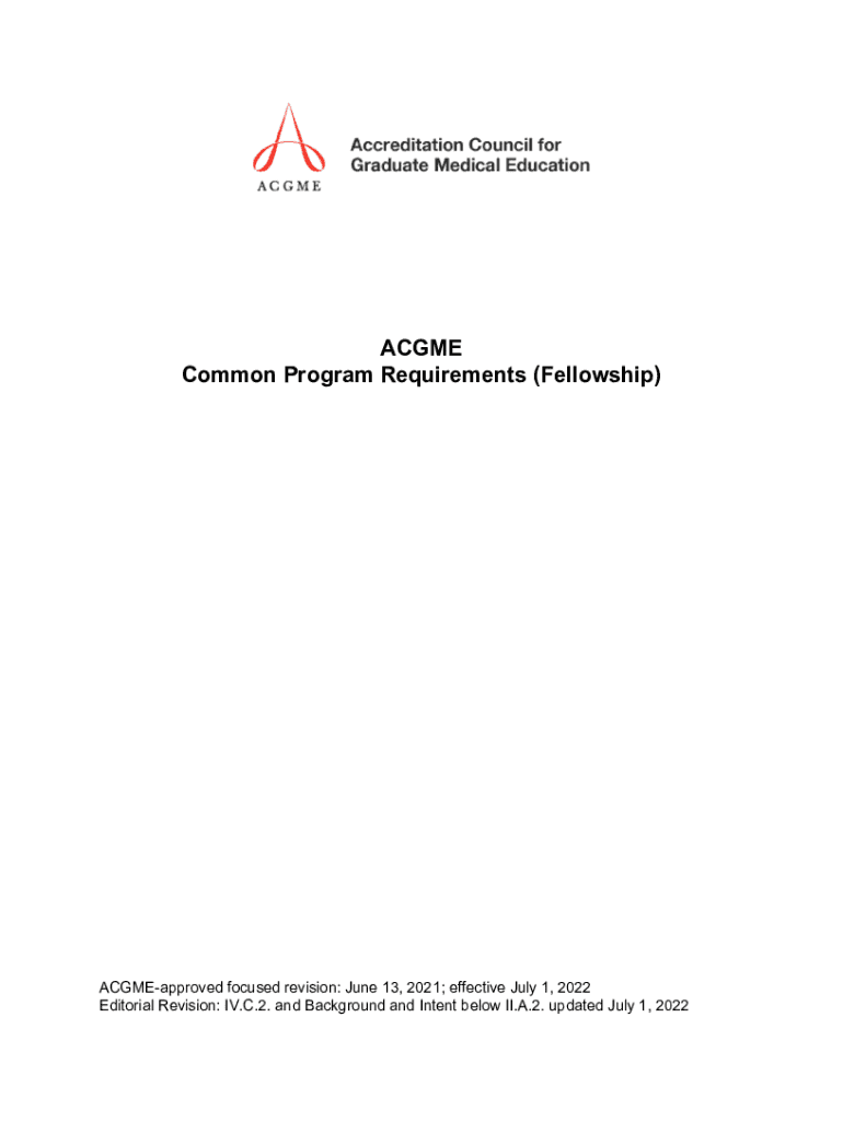 Fillable Online Acgme em program requirements Fax Email Print - pdfFiller